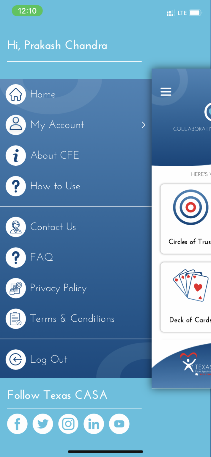 CFE Tools App - Texas CASA